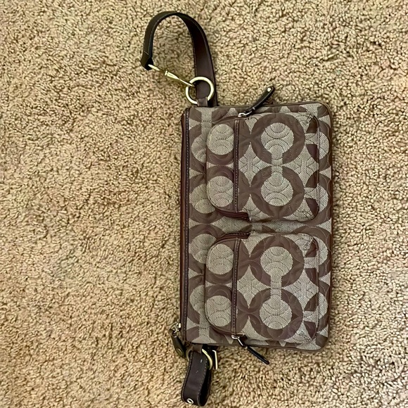 Coach | Bags | Coach Large Waist Bag In Signature Canvas | Poshmark